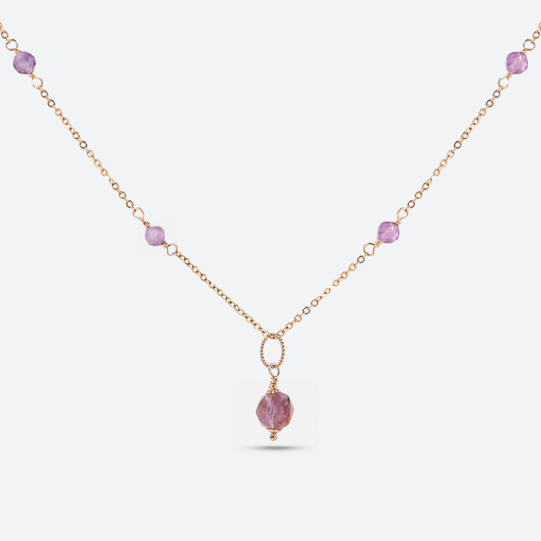 Star Diamond Purple Phantom Necklace | Whie on – White on